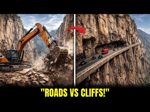 How America Built Massive Roads By Cutting Through Some Of The Steepest ...