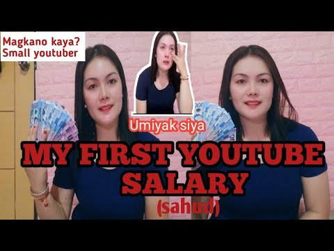 MY FIRST YOUTUBE SALARY/UNANG SAHOD SA YOUTUBE. /NAIYAK AKO, magkano kaya? - YouTube