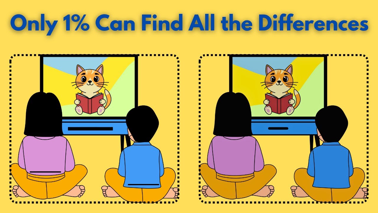 Spot the difference I Only 1% Can Find All the Differences—Are You One ...