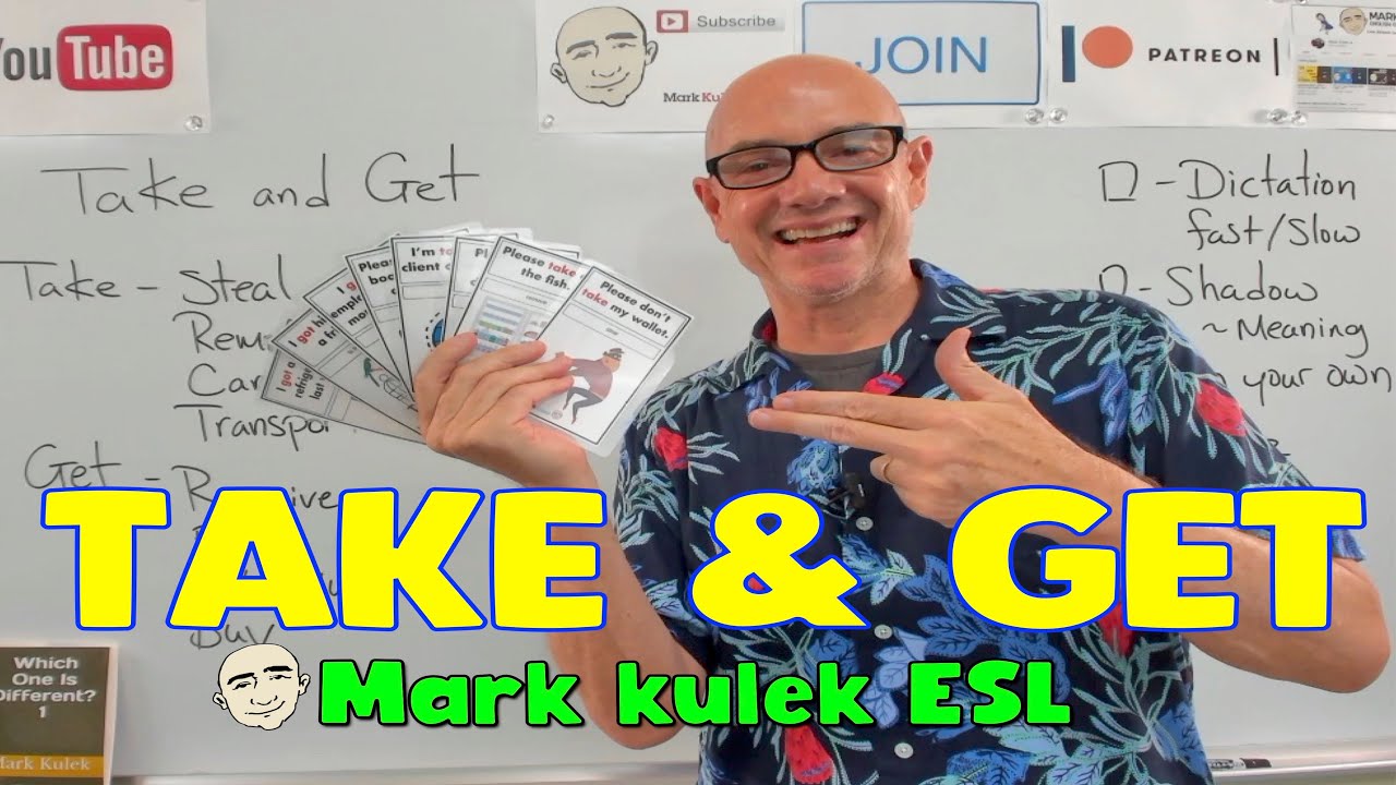 Take & Get - Dictation & Shadowing | English speaking practice - Mark ...