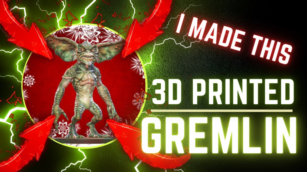 3D Printing a Gremlin: A DIY Project - YouTube