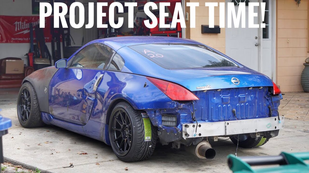 Seat Time 350Z Gets New Wheels! - YouTube