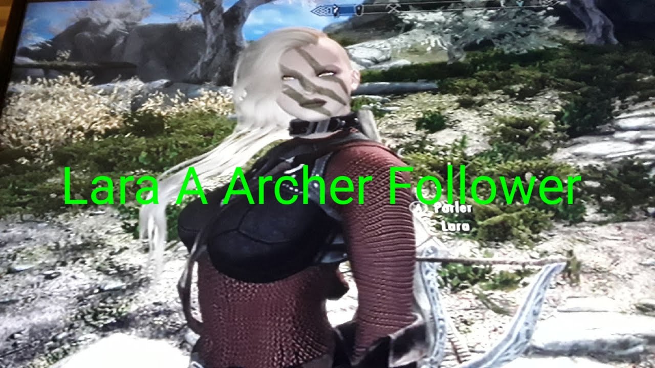 SKYRIM LARA A ARCHER FOLLOWER - YouTube
