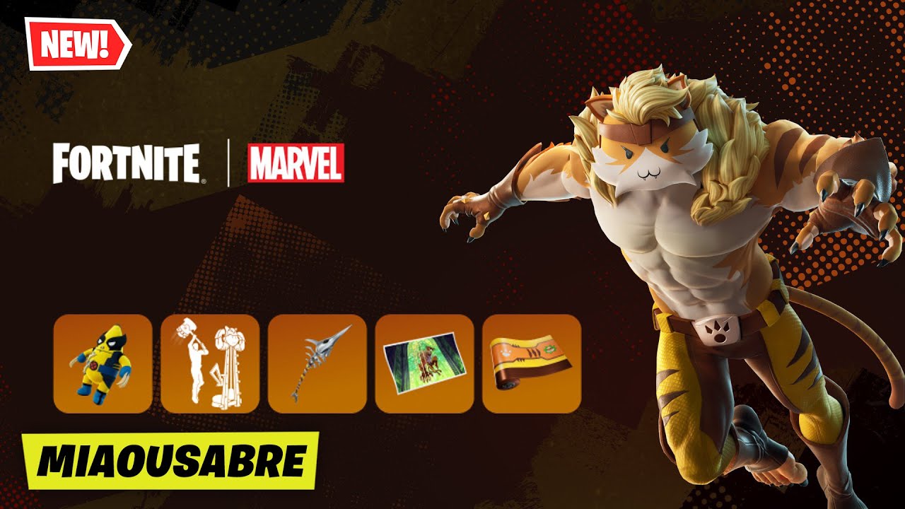 Présentation du NOUVEAU skin MIAOUSABRE (MEOWTOOTH) sur Fortnite 🔥(Prix ...