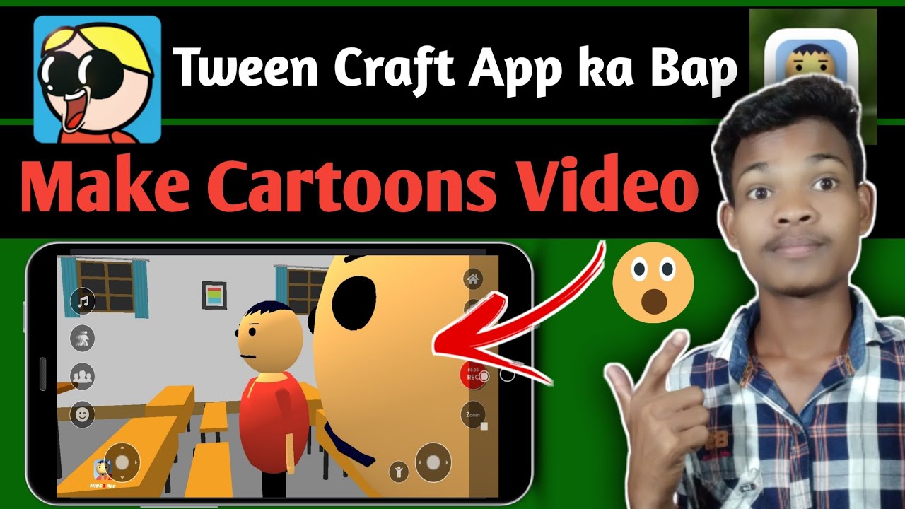 Tween Craft App Ka Bap Aagya | How To Make Cartoon Video on MJOC2 App ...