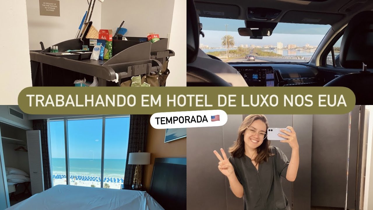 VLOG 007: Rotina trabalhando como housekeeping nos EUA | Nanda Braga ...