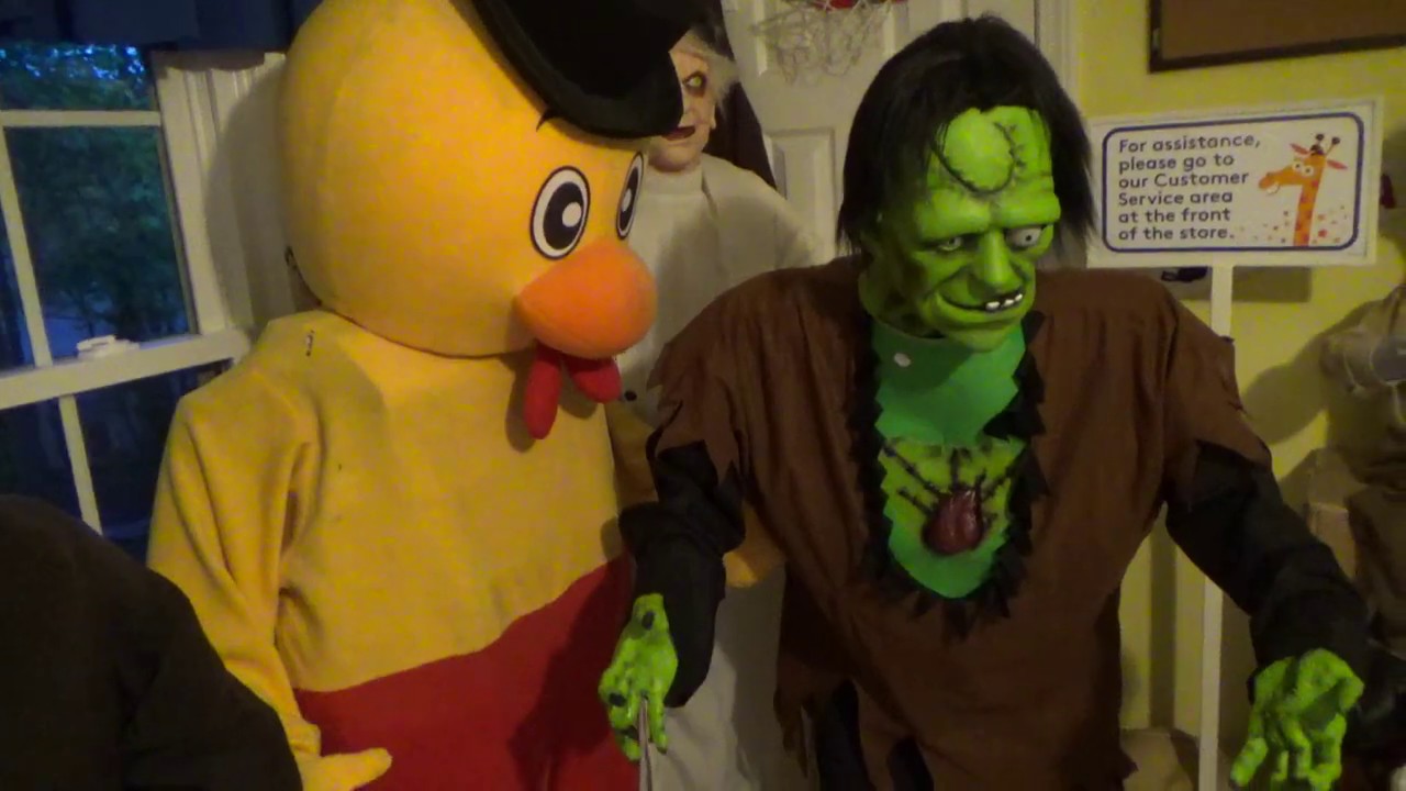 Gemmy 2018 Life Size Animated "Hunchback Monster" (Unreleased Prototype ...