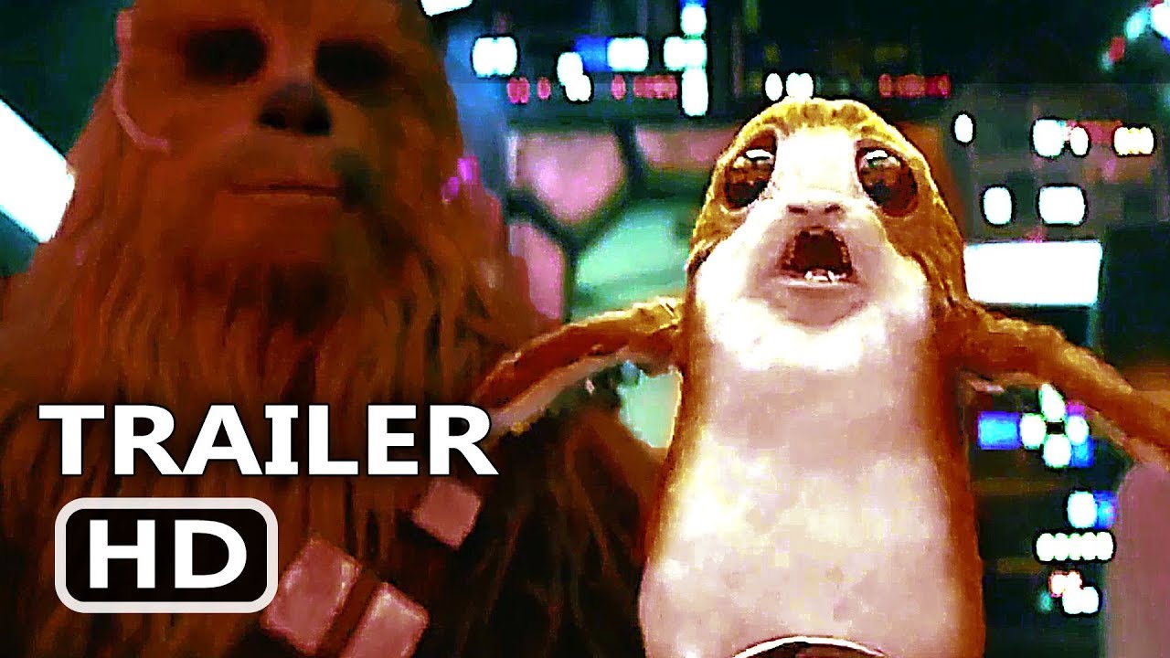 STAR WARS 8 "Chewbacca Hits Cute Porg" Trailer (2017) Disney Movie HD ...