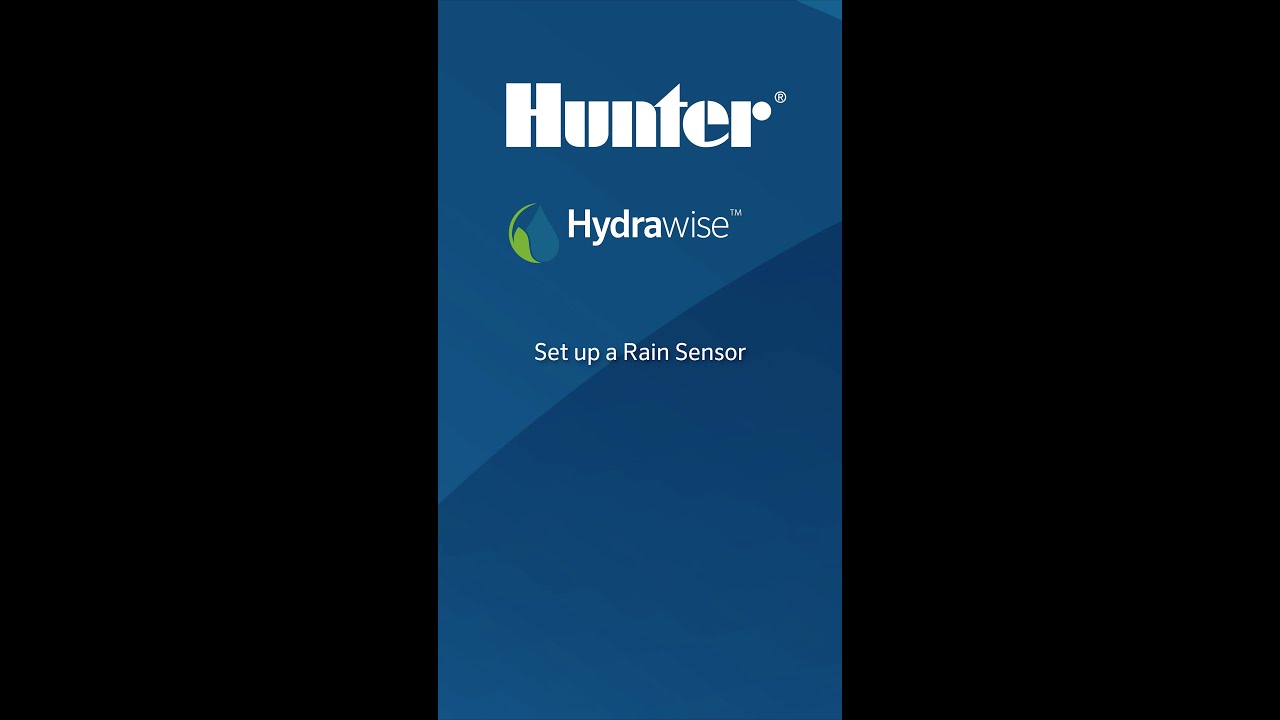 Hydrawise - Setting up a Rain Sensor - YouTube