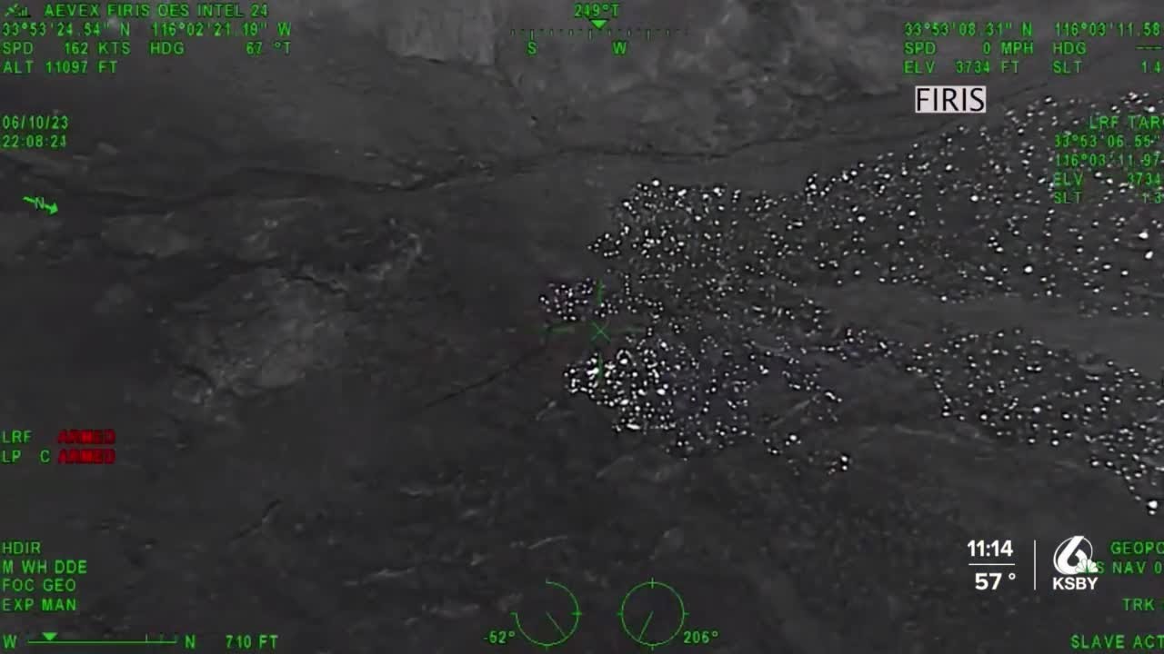 Joshua Tree Wildfire Burns Nearly 1,100 Acres - YouTube