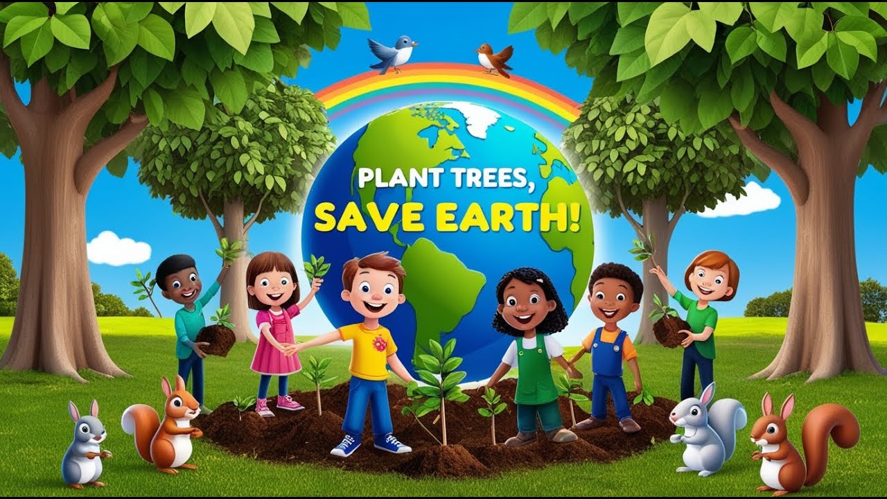 🌳 Plant a Tree, Plant a Dream | Children’s Poem on Forestation 🌍 - YouTube
