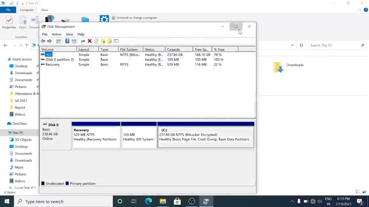 MI Notebook - Disk Partition #Windows10 #DiskPartition #xiaomi - YouTube