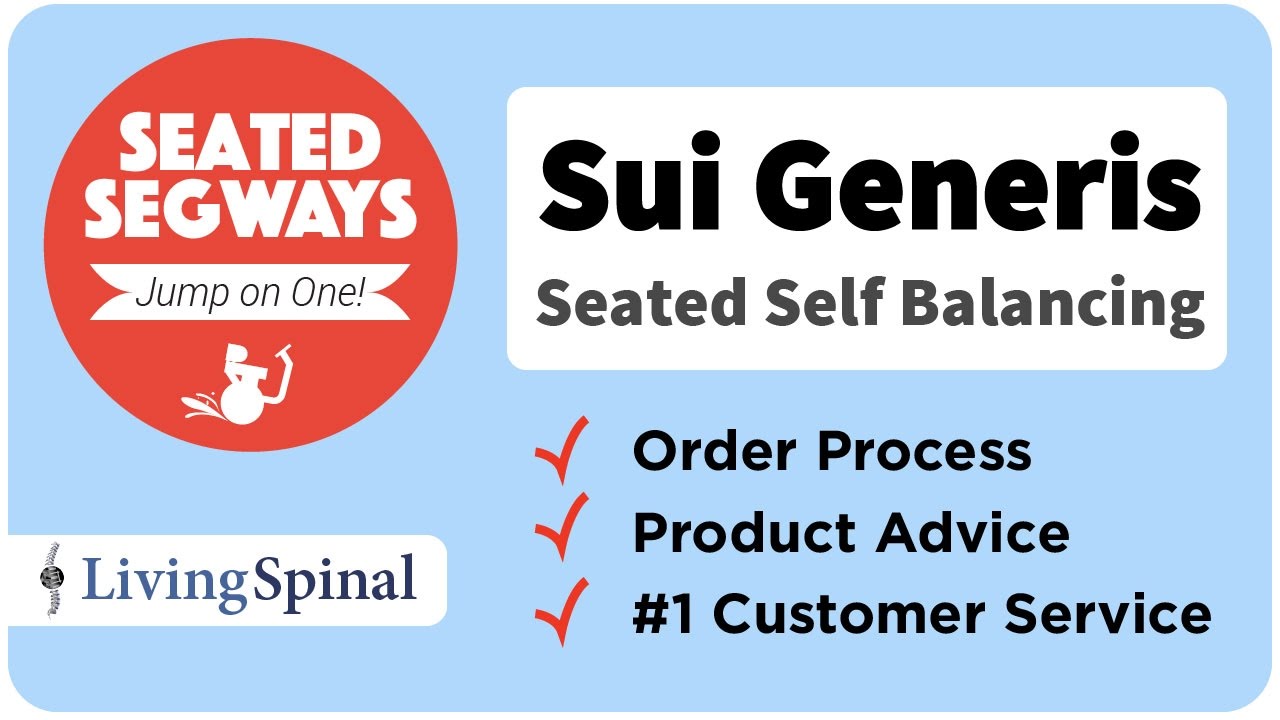 Sui Generis Self-Balancing Wheelchair Order Process - YouTube