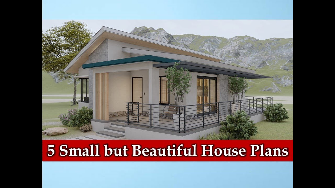5 Small but Most Beautiful House Designs of 3D KH Designs - YouTube