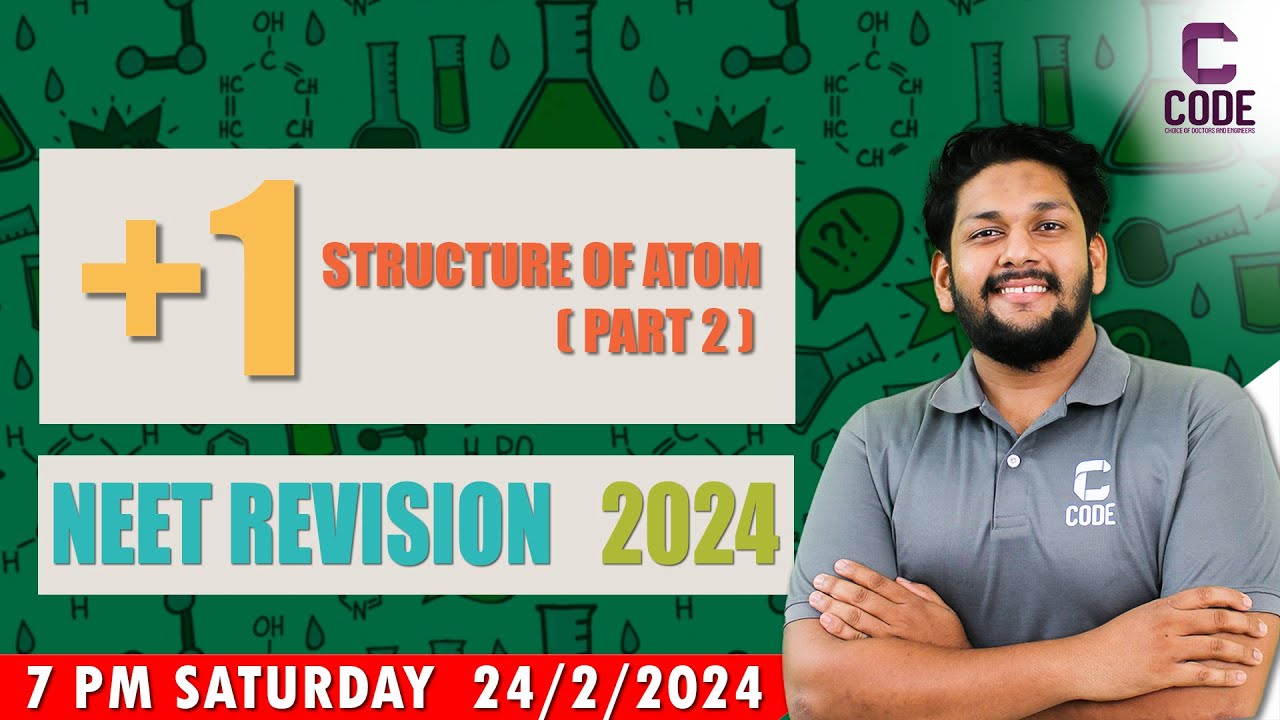 NEET 2024 - CHEMISTRY| Structure Of Atom (P2) |Exclusive Revision by ...