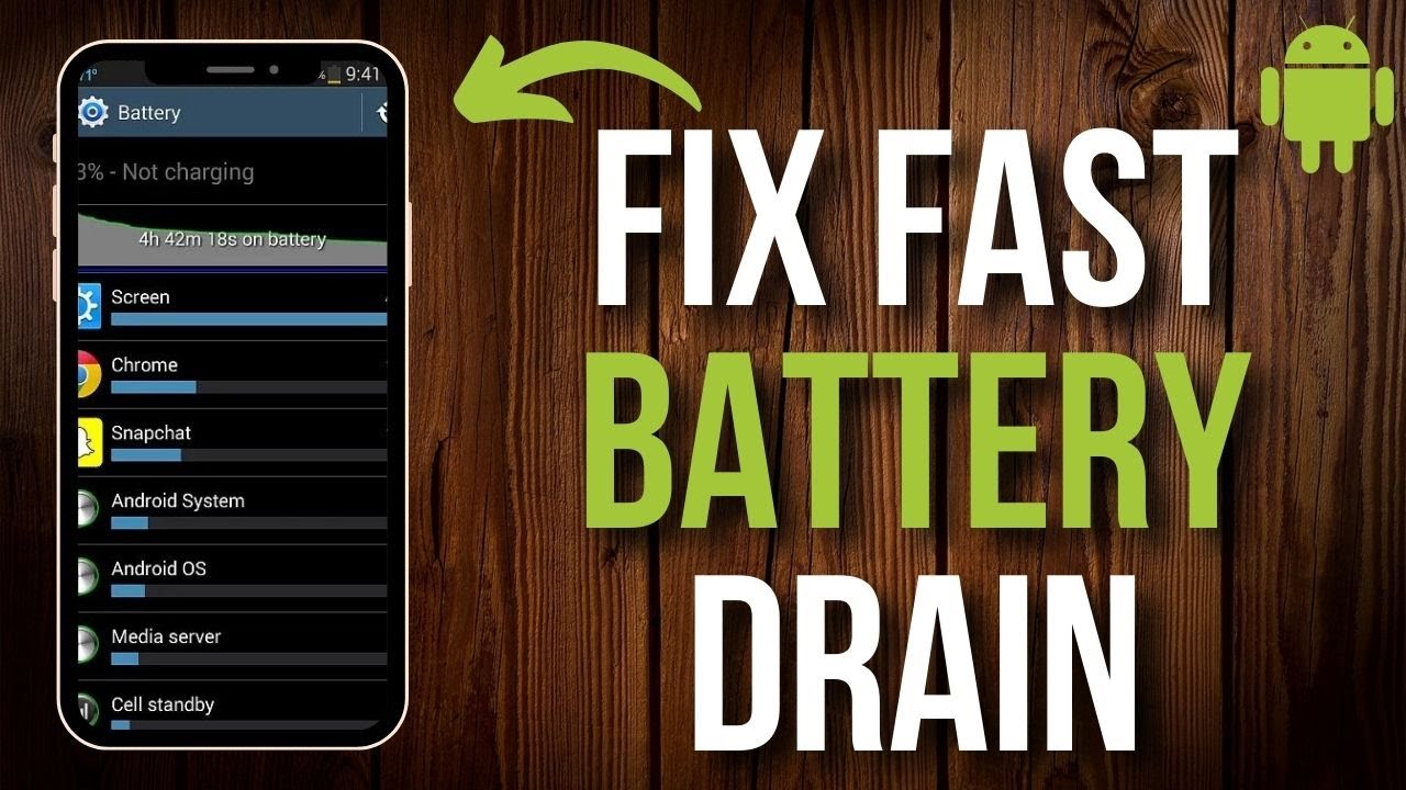How to Fix Fast Battery Drain Problem on Android - YouTube