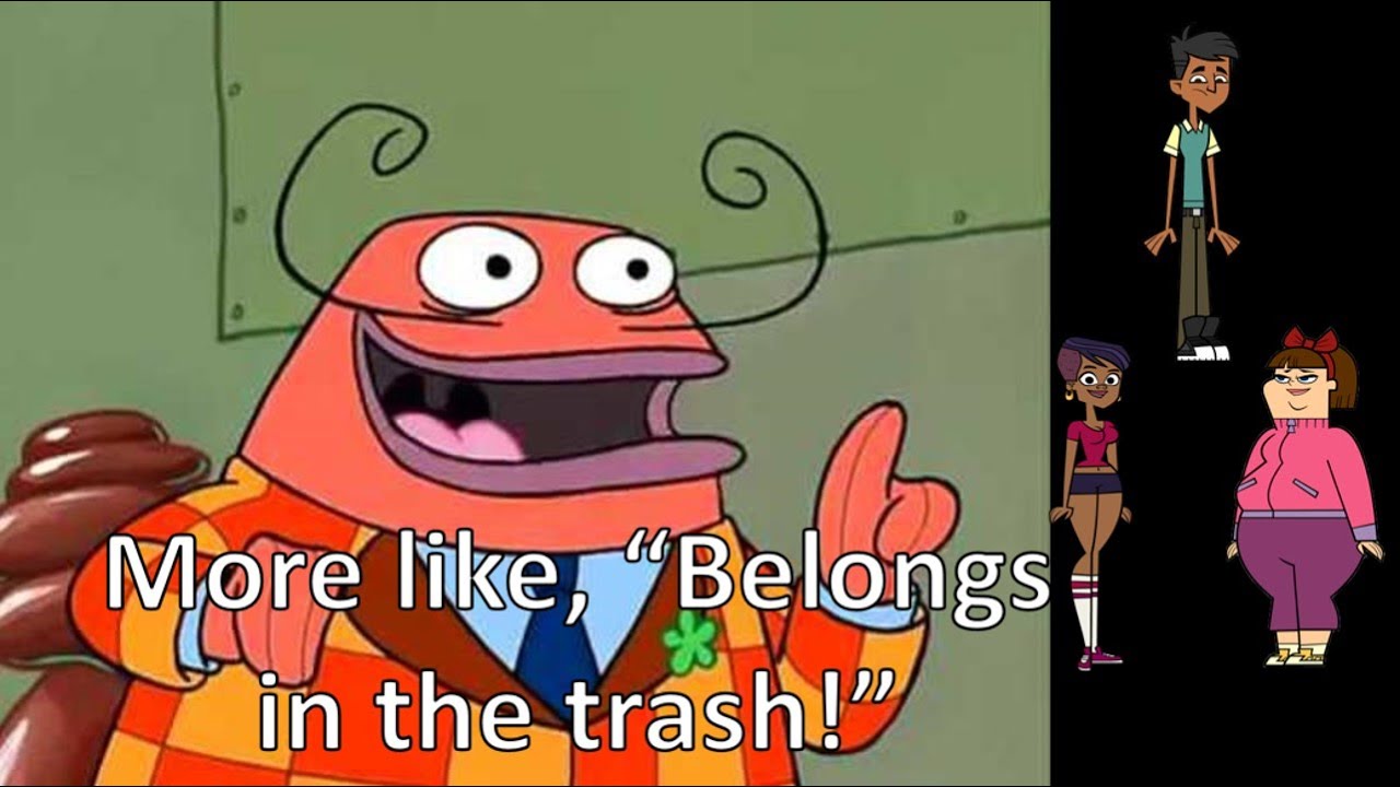Total Drama characters portrayed by Spongebob - YouTube