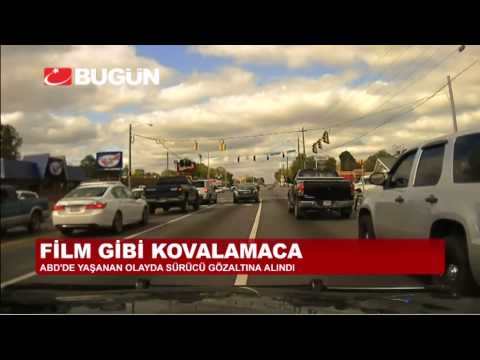 ABD'DE FİLM GİBİ KOVALAMACA KAMERADA!