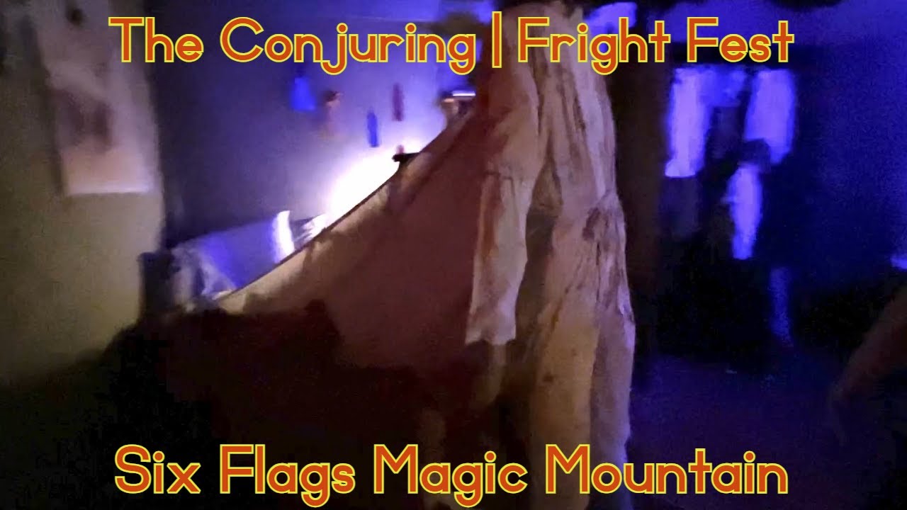 NEW The Conjuring at Six Flags Fright Fest 2023 | Magic Mountain - YouTube