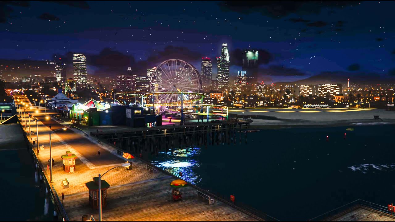 Ambient Grand Theft Auto V - Del Perro Beach 1 - YouTube