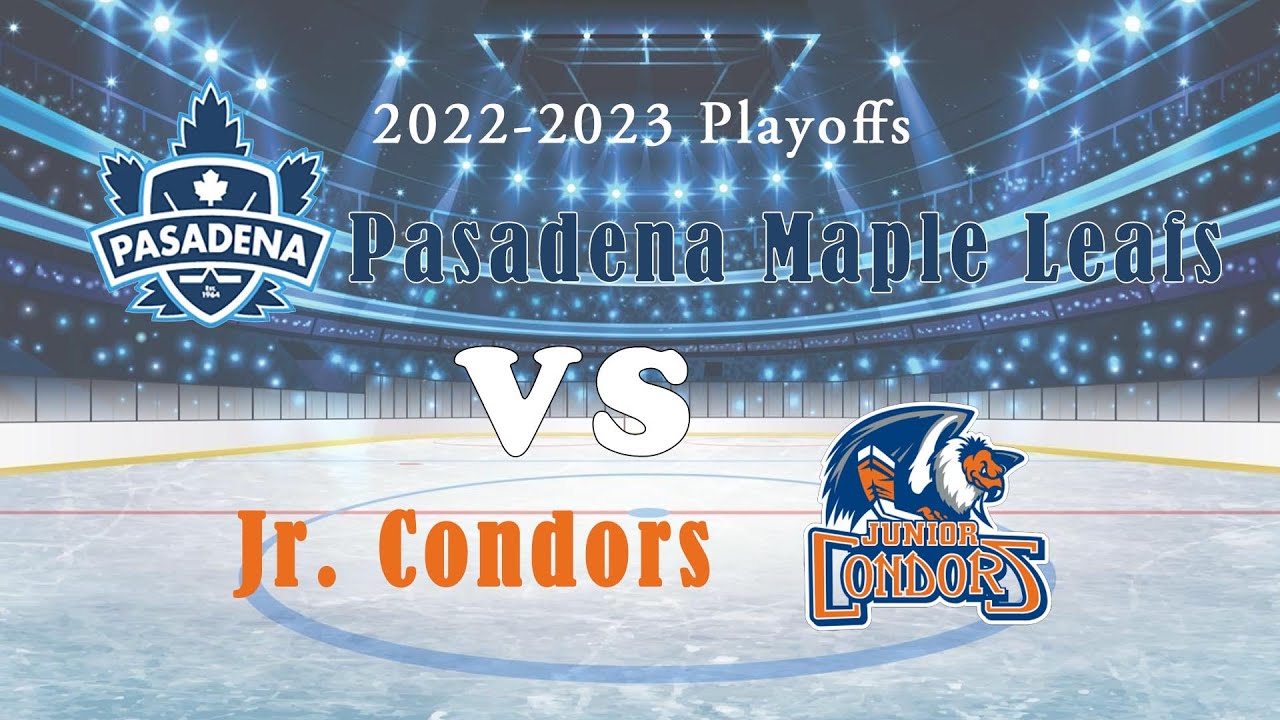 Pasadena Maple Leafs vs Jr. Condors SCAHA Game 12U B - YouTube