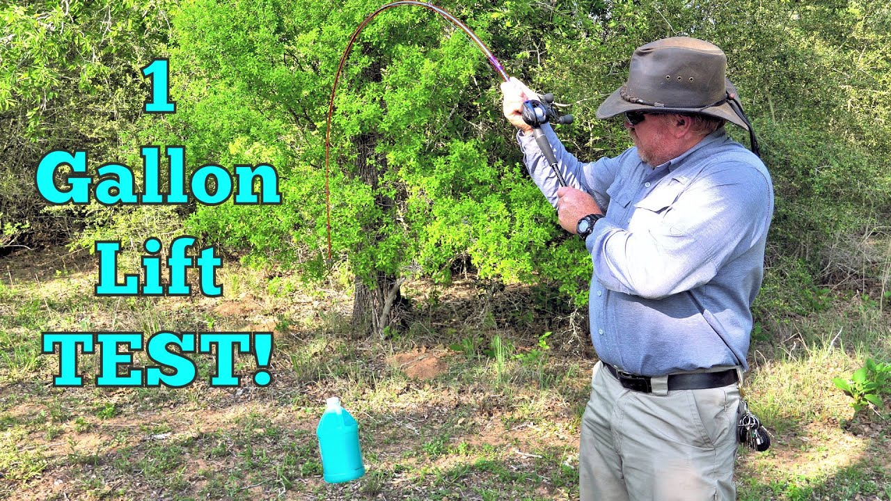 🎣 T-ZACK 30T Toray carbon 1-Piece Rod. 1 GALLON LIFT TEST! 😱 - YouTube