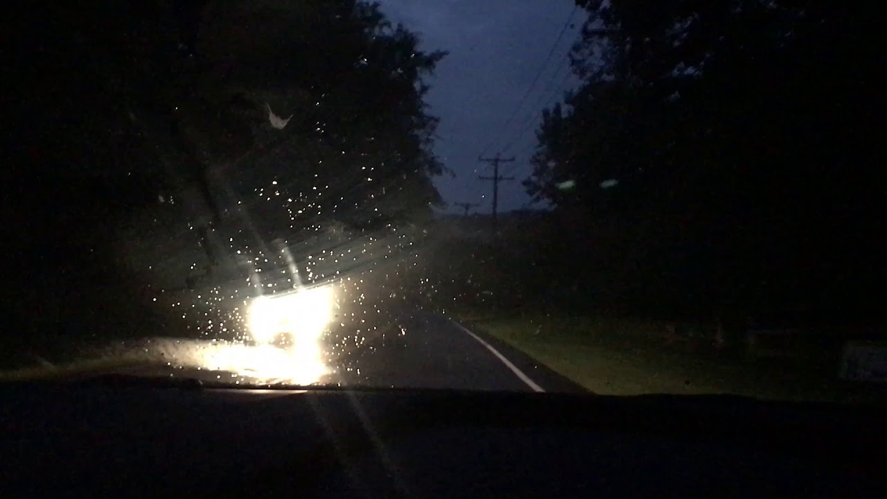 ASMR / Rainy Country Road At Night / No Talking - YouTube