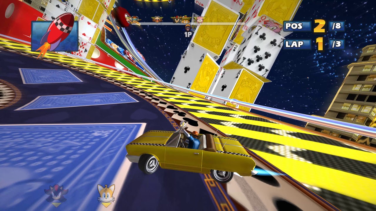 Sonic & Sega all Star Racing Grand Prix first challenge 4k - YouTube