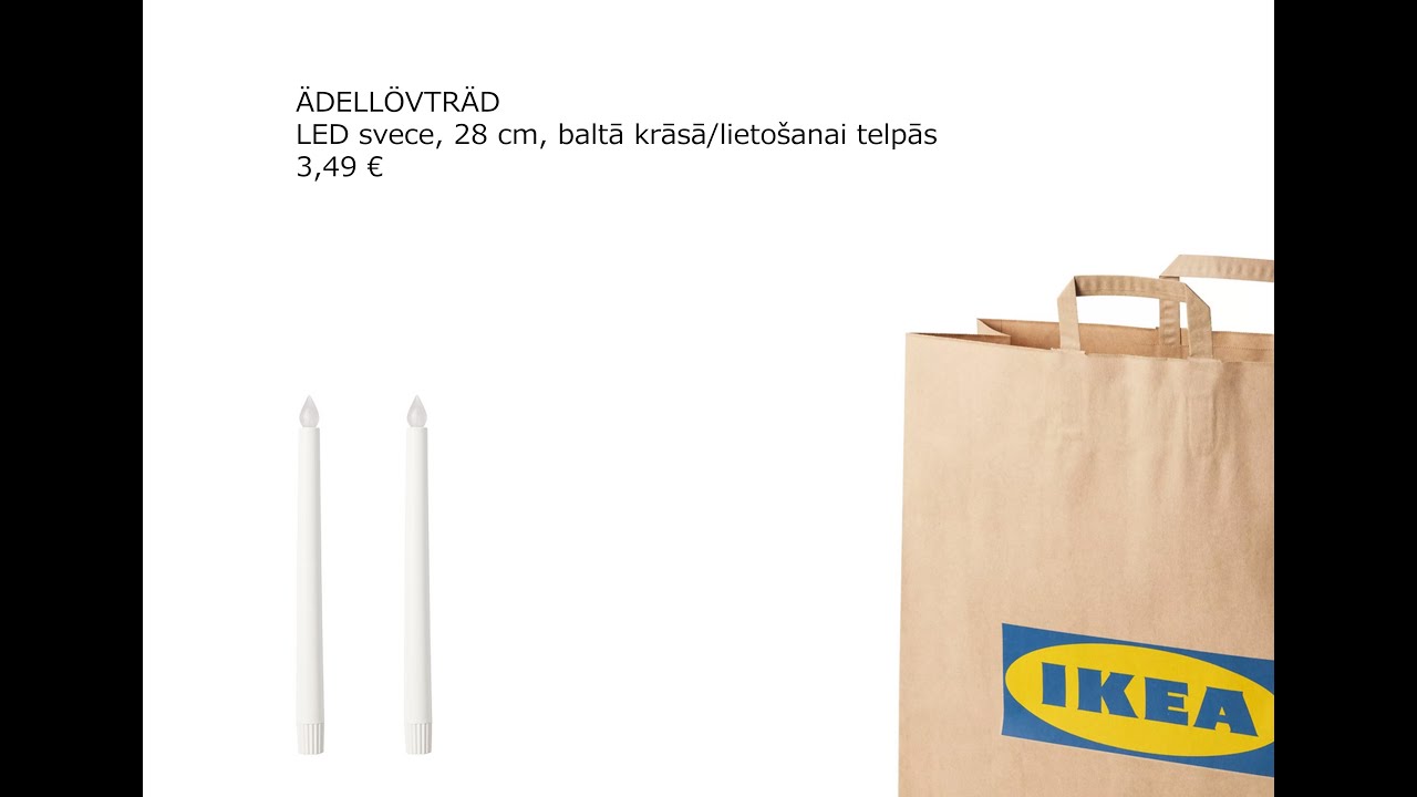 Ikea/ super led sveces/с таймером!!! - YouTube