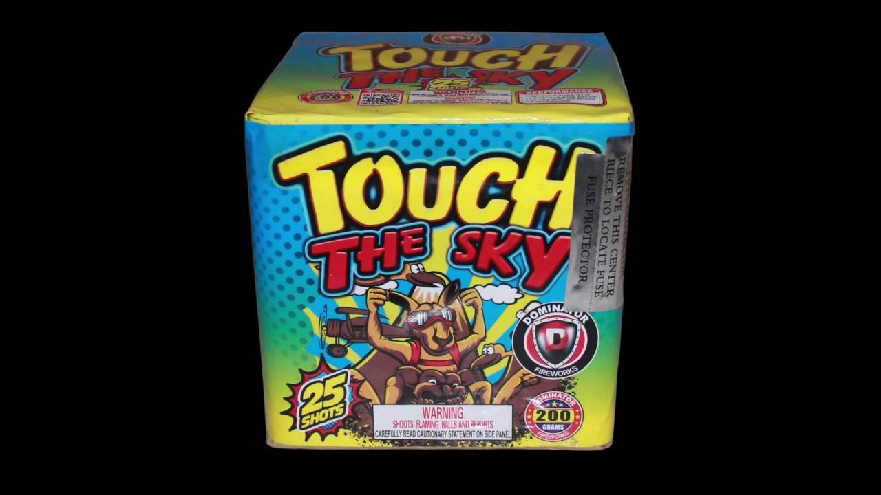 Touch The Sky - 25 Shot - Dominator Fireworks - YouTube