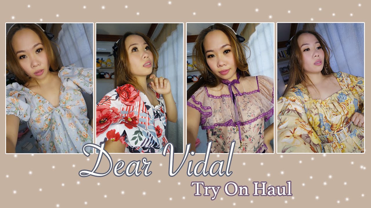 Dear Vidal Try On Haul 🌼 Instagram Shopping 🌼 2022 🇵🇭 - YouTube