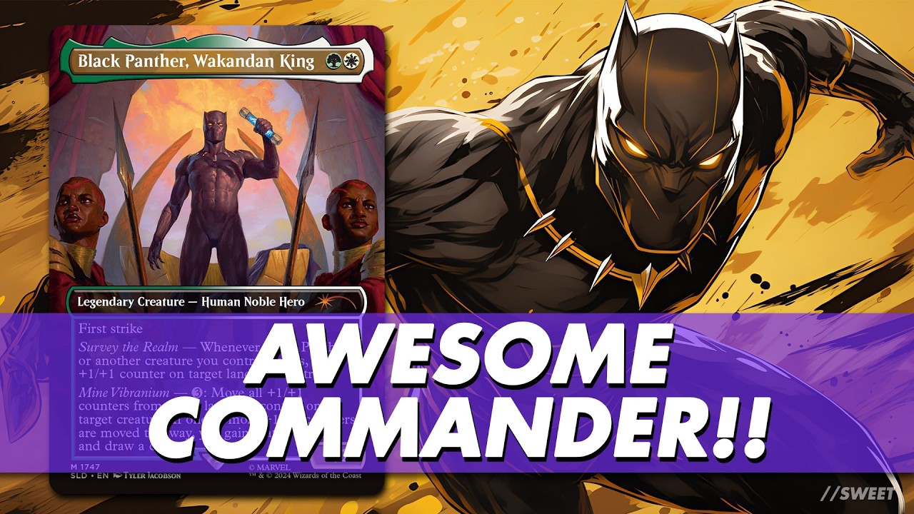 Black Panther, Wakandan King - Commander Deck Tech #magicthegathering # ...