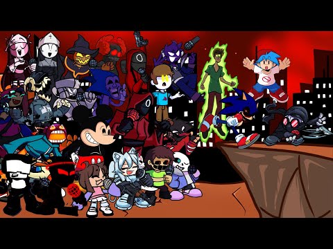 FNF Accelerant - But Everyone Sings It 🎤 (Different Characters Sing It)VS Hank Accelerant