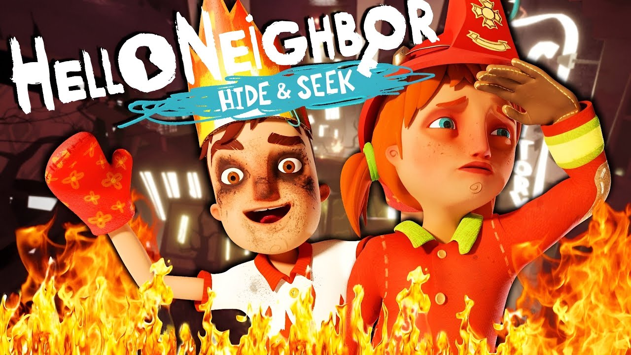 Aaron Set *EVERYTHING ON FIRE*! | Hello Neighbor: Hide And Seek | Stage ...