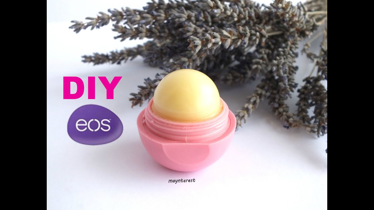 DIY EOS: Homemade lip balm - Organic ingredients - YouTube