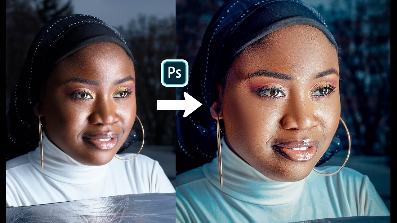 High-End Skin Retouching Beginner Photoshop Tutorial ।। Skin Smooth ...