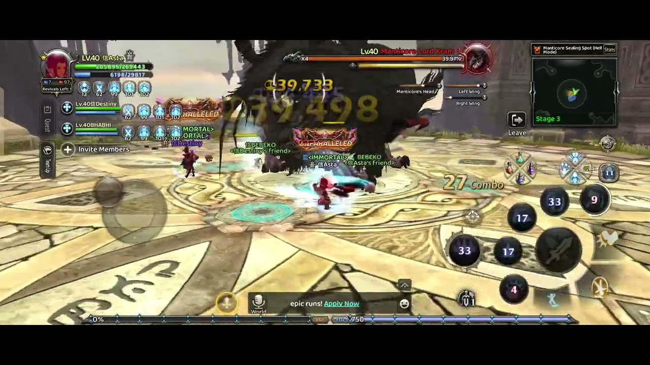Manticore Hell | Dragon Nest Rebirth of the Legend (Lag No More) - YouTube