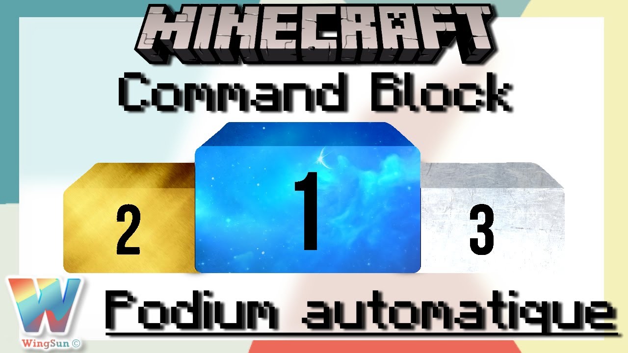 [TUTO] Podium Automatique [Minecraft] [Command block] - YouTube