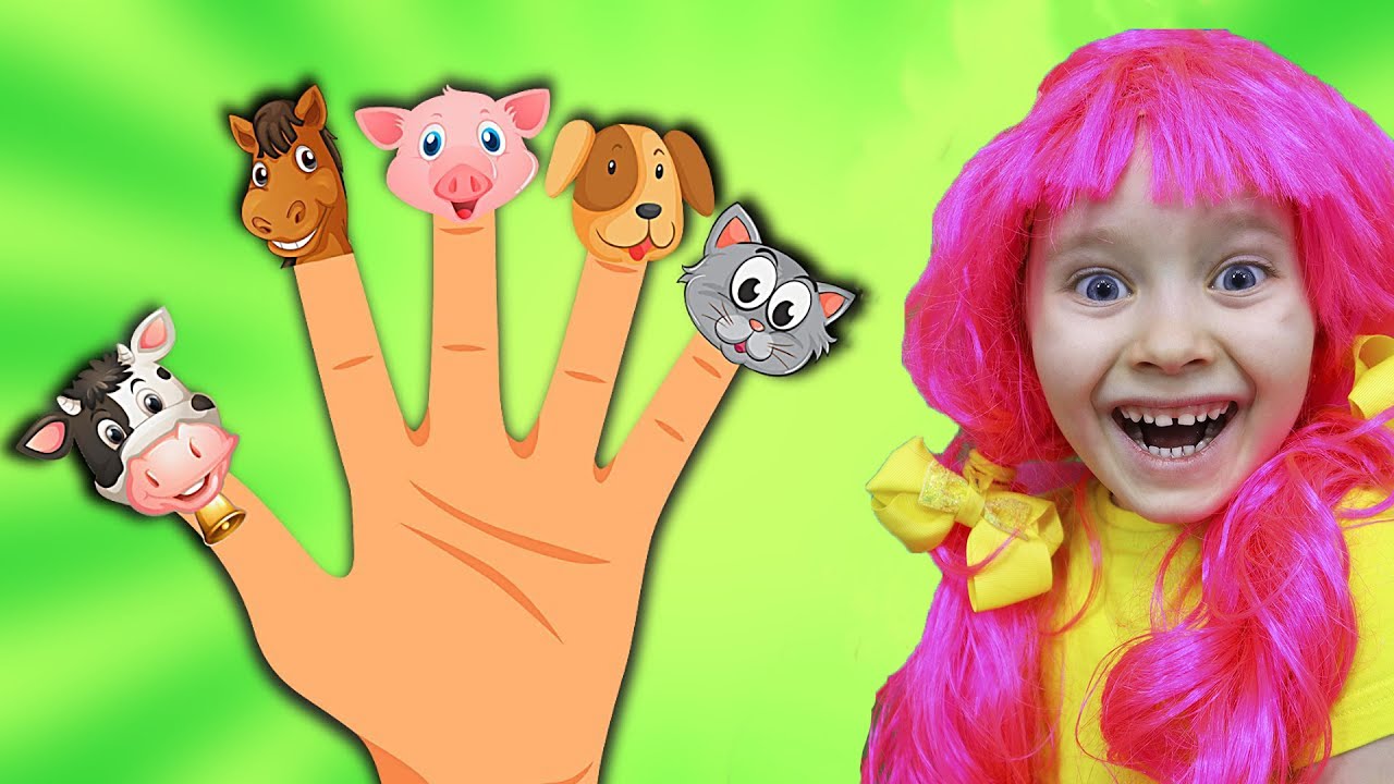Finger Family - Domestic Animals | Miss Mila Kids Songs - YouTube