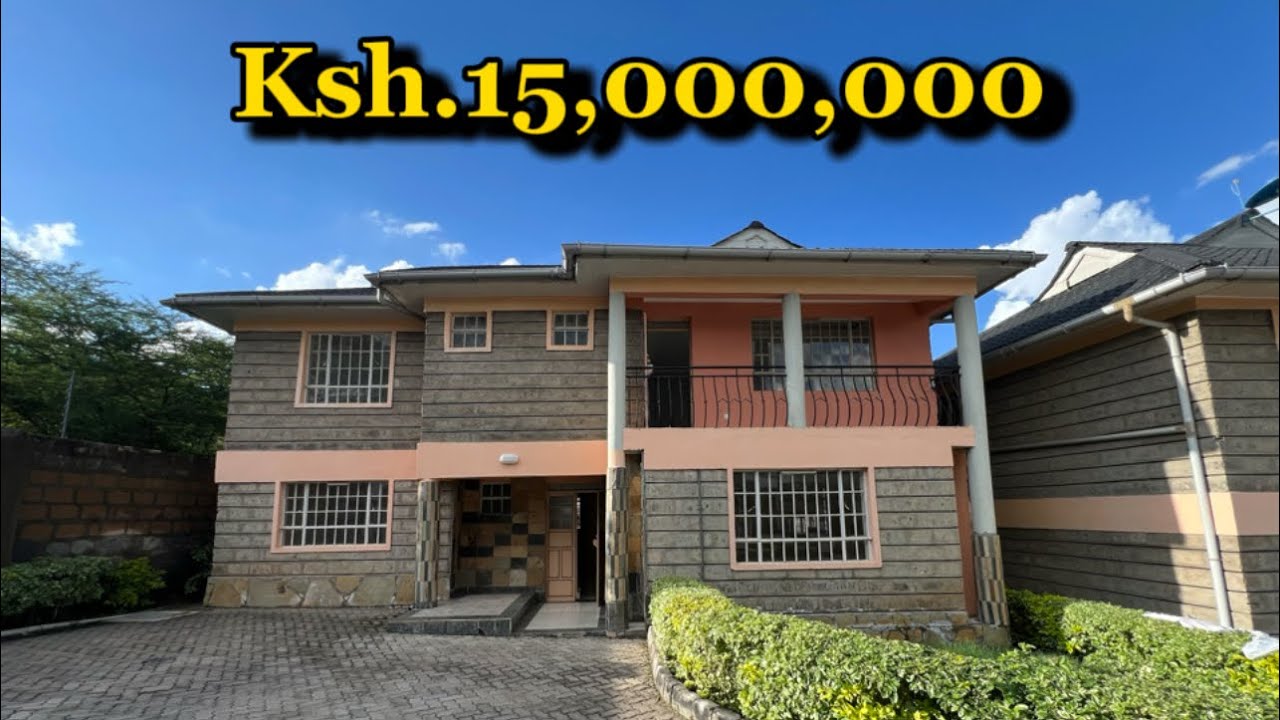Tour A stunning 5 bedroom mansion in Rongai , going for Ksh.15M - YouTube