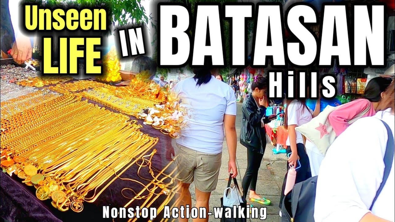 🔴 UNBELIEVABLE NONSTOP Walking Experience in BATASAN HILLS QC - YouTube
