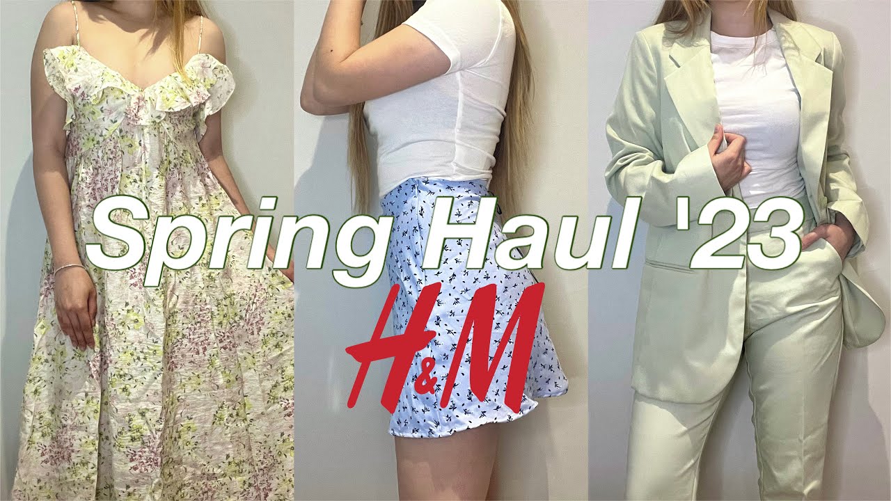 H&M SPRING TRY-ON HAUL 2023 - YouTube