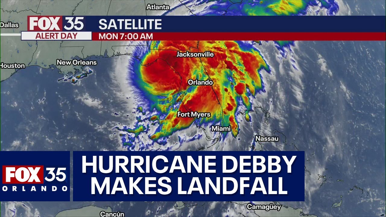 LIVE: Tropical Storm Debby heads to Georgia, South Carolina after ...