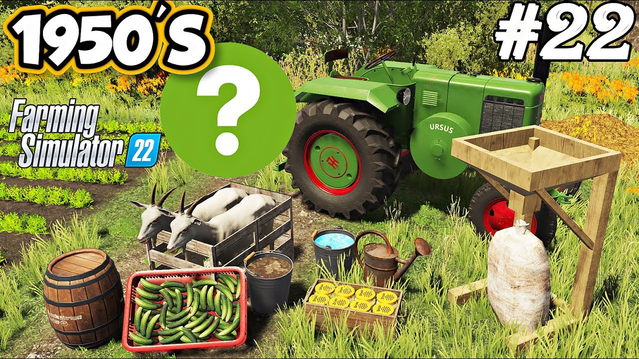 1950'S. Fantastic combine harvester. Grain bagger. Watering vegetables ...