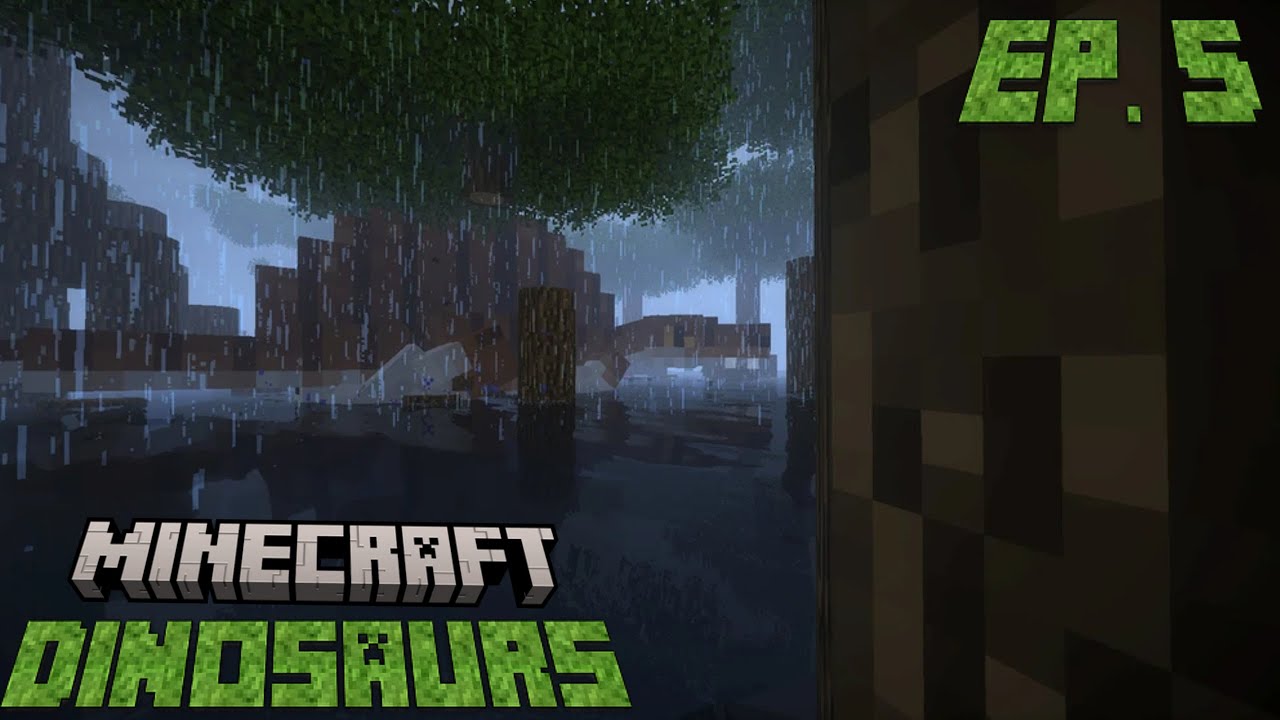 Minecraft Dinosaurs! Episode 5 - Making An Enclosure - YouTube