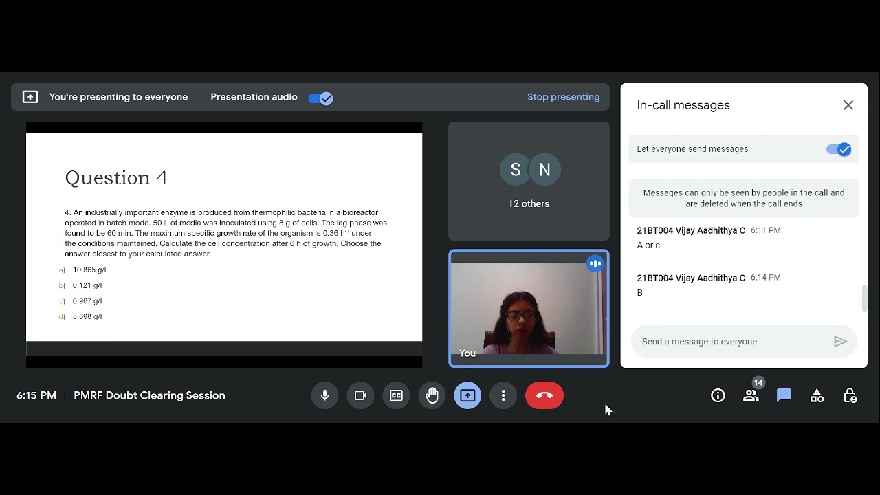 NPTEL - Bioreactors - Problem Solving Session - Week 3 - YouTube