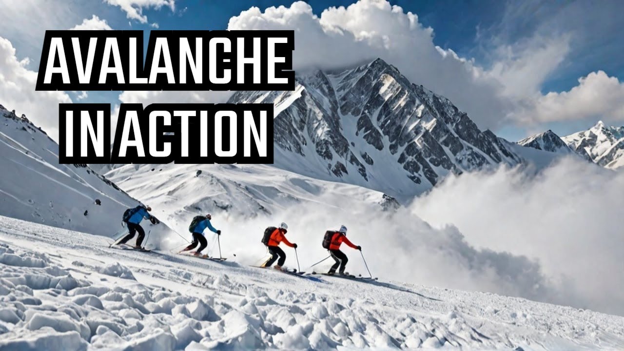 When the Mountain Runs: A Terrifying Avalanche in Action ! - YouTube