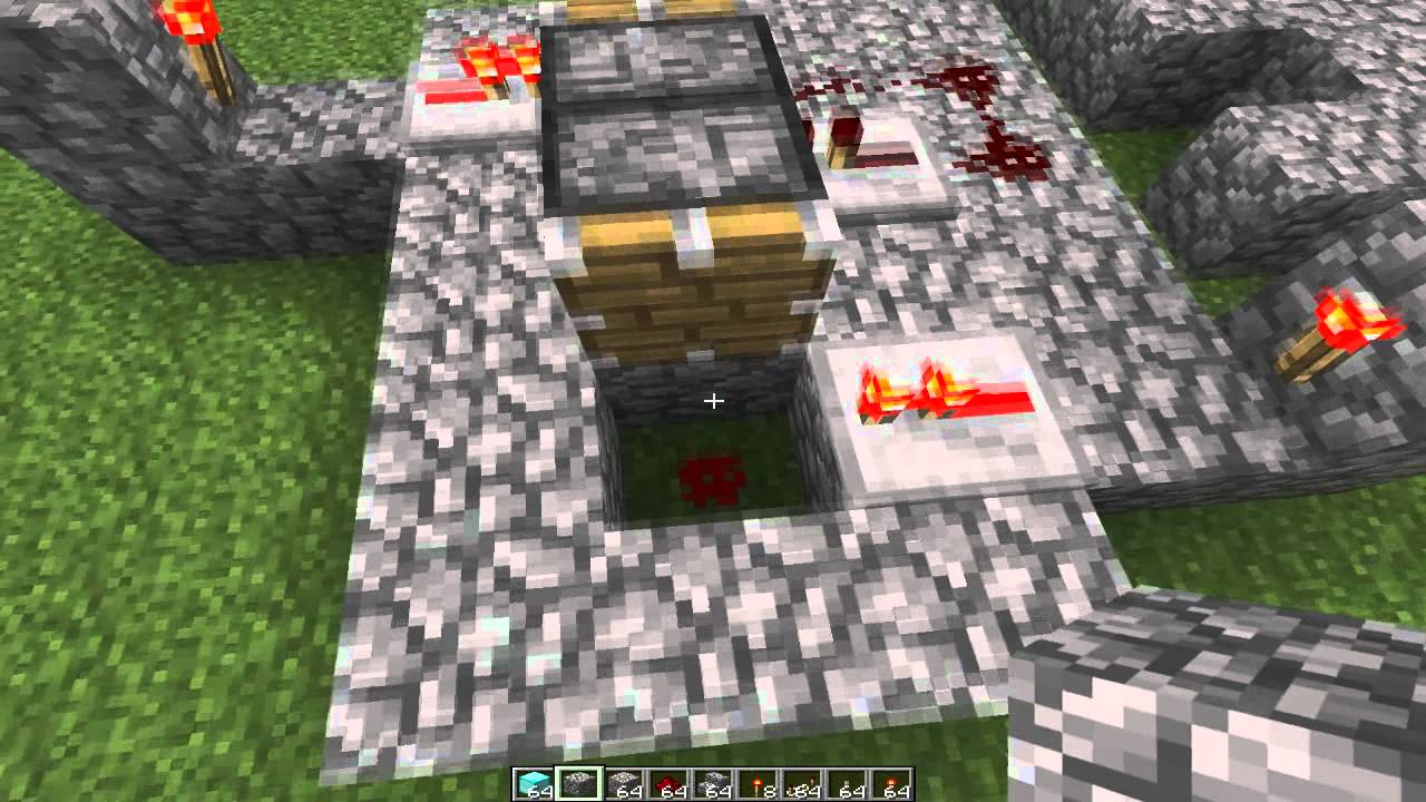 Como hacer un puente automático de redstone | Tutoriales Minecraft - YouTube