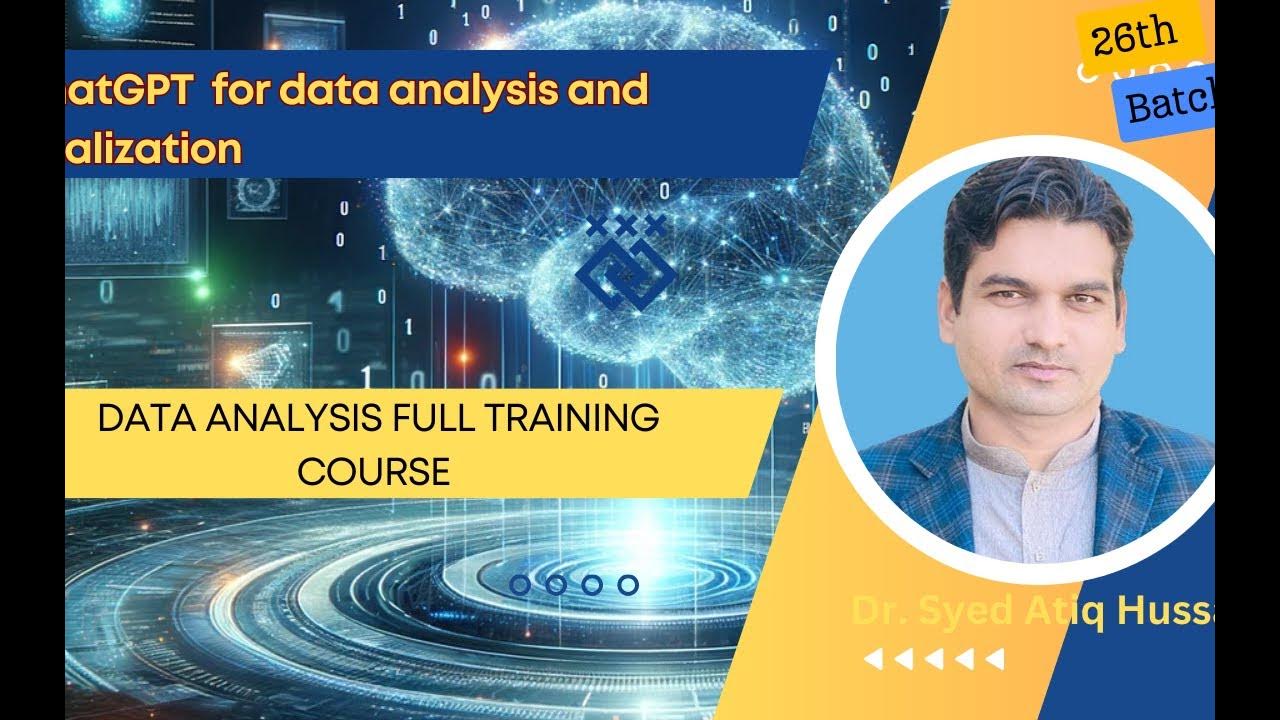 26th Batch: Use of AI and website for data analysis and vizualization in R - YouTube
