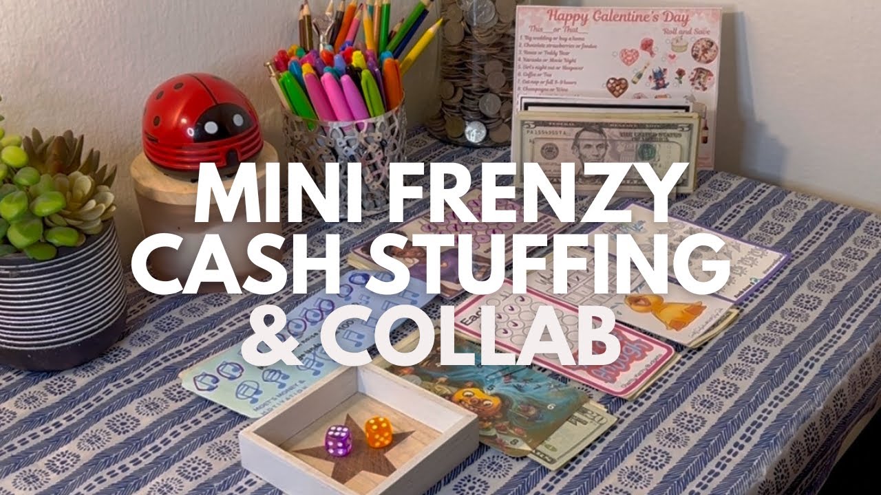 Mini Challenges Cash Stuffing | Targeting Car Payoff Goal - YouTube